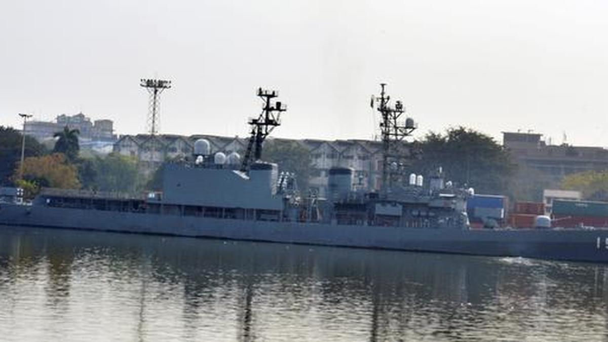 Japanese naval ship Amagiri drops anchor in city - The Hindu