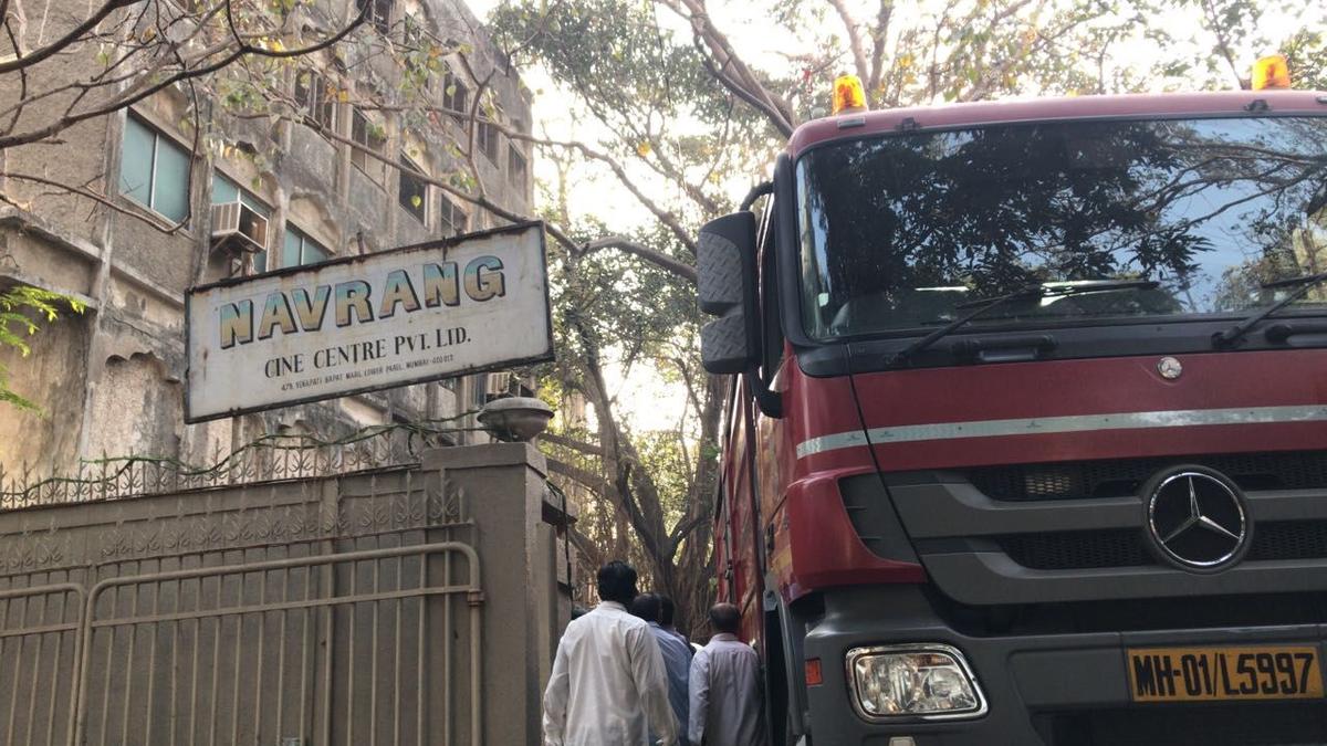 Fire breaks out at Navrang Studio in Mumbai’s Lower Parel - The Hindu