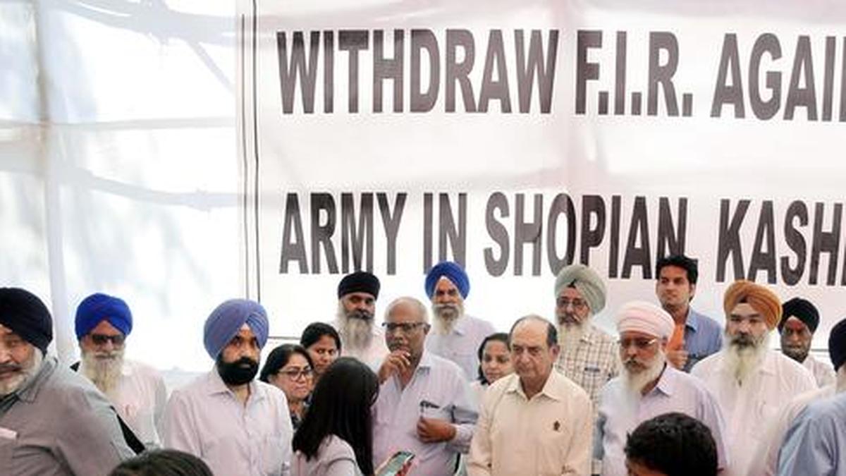 Army veterans back Major Aditya Kumar - The Hindu