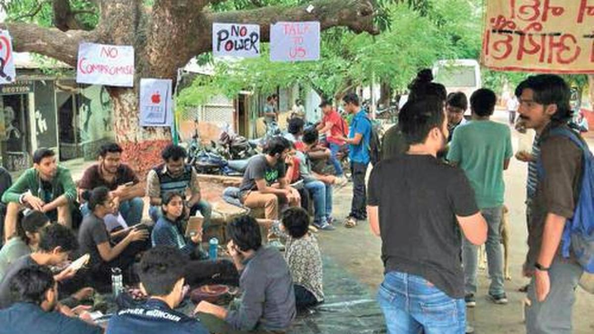 FTII students protest lack of representation in governing council - The ...
