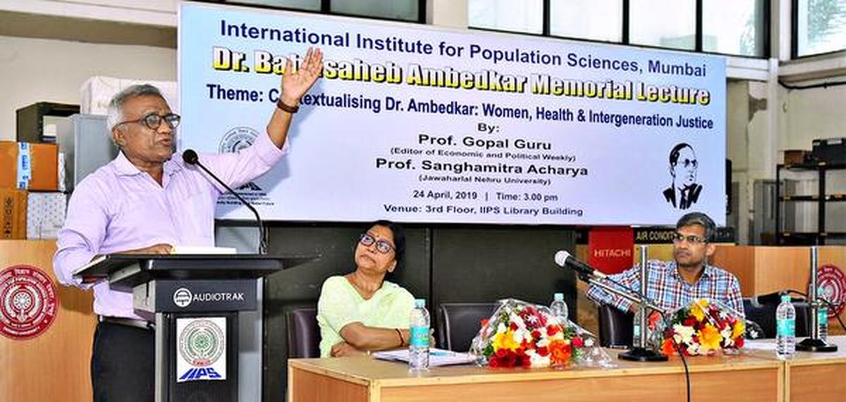 ‘Dr. Ambedkar pushed family planning’ - The Hindu