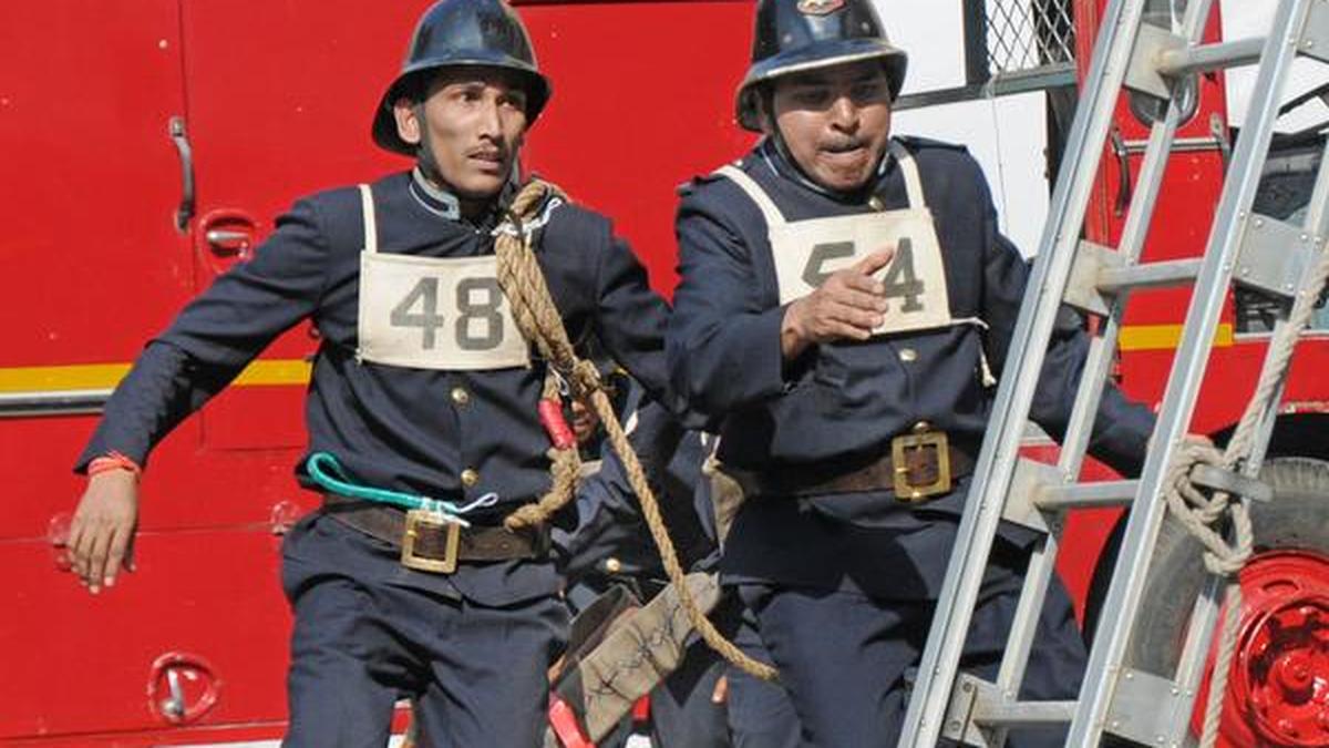 Now, Fire Brigade staff to get accident cover - The Hindu