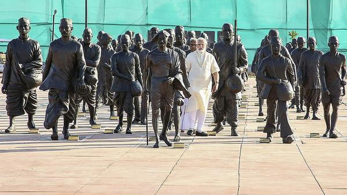 Artworks by anganwadi worker’s son find place at Dandi museum - The Hindu