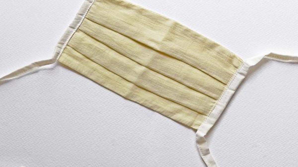 Upasana makes masks using dye with medicinal herbs - The Hindu