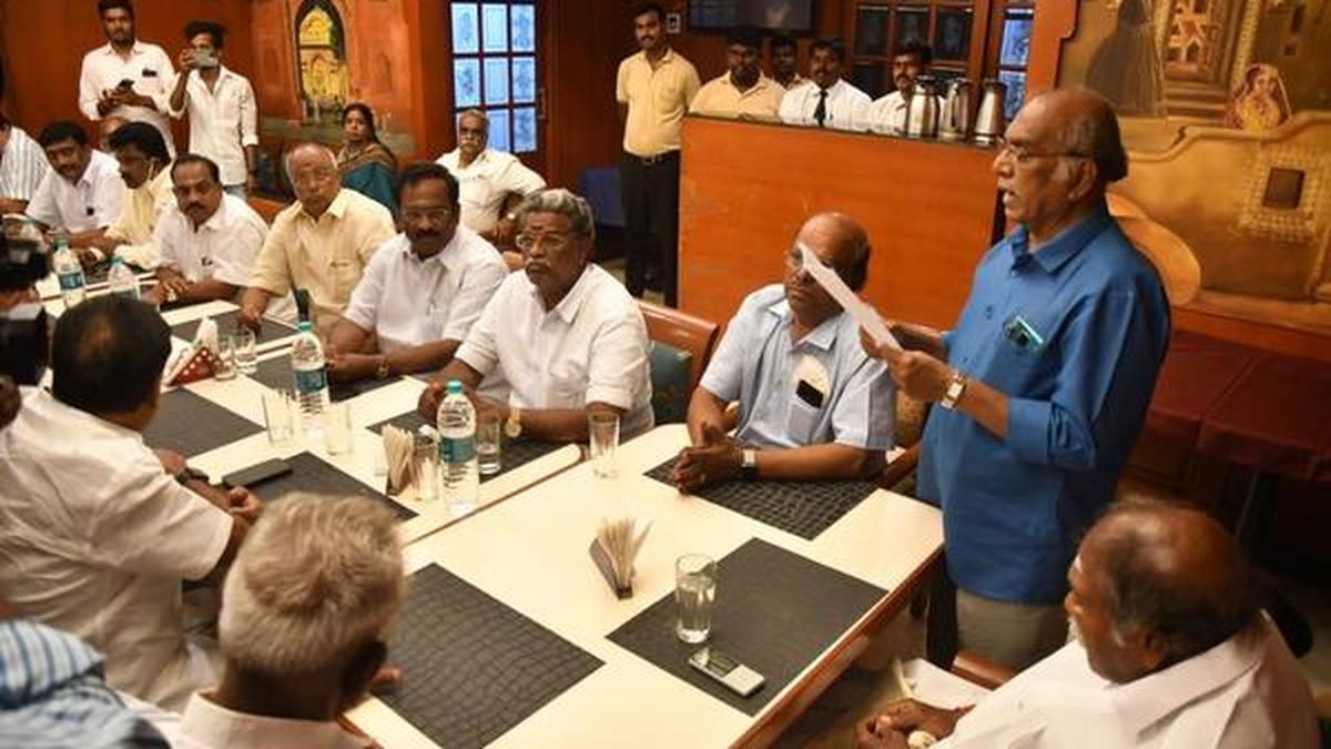 Puducherry polls | AINRC declares N. Rangasamy CM candidate - The Hindu