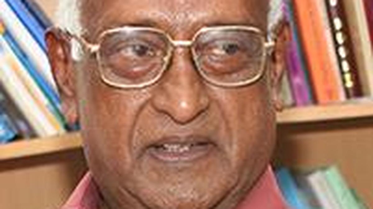Educationist Gnanam passes away - The Hindu