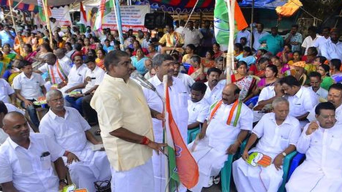 BJP-AINRC combine trying to grab power, says Congress - The Hindu