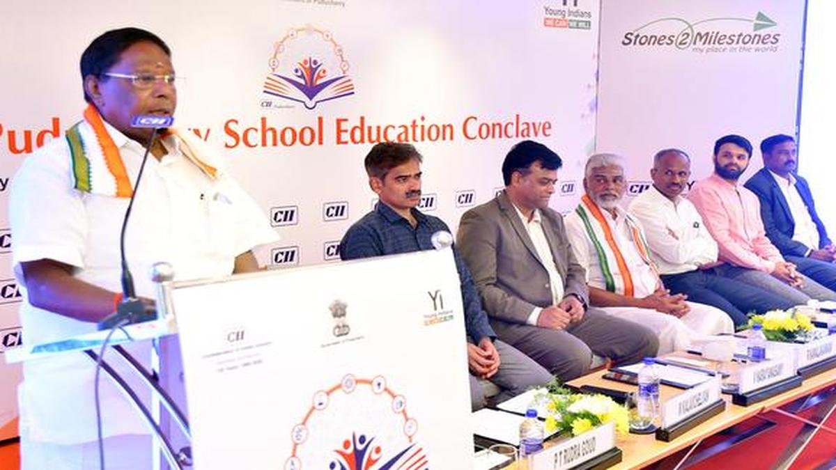 Govt. to develop three schools as model institutions: CM - The Hindu