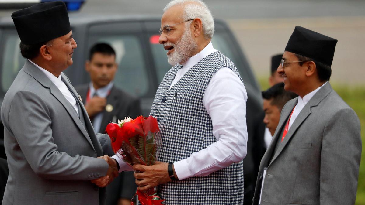 PM Modi arrives in Nepal to attend BIMSTEC Summit - The Hindu
