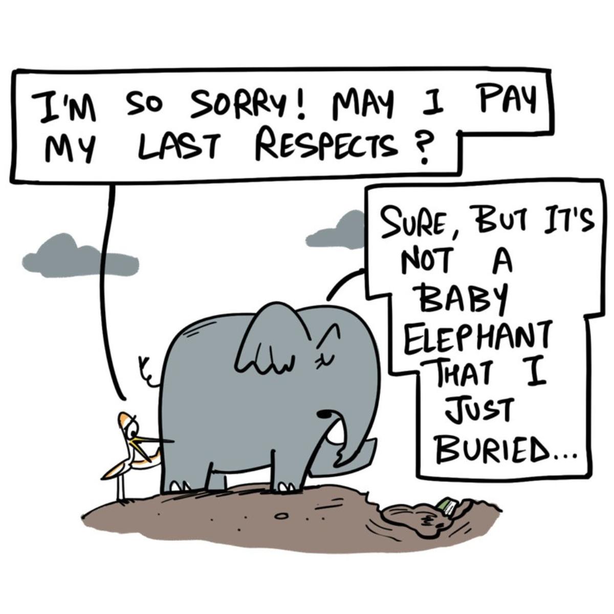 Green Humour by Rohan Chakravarty on elephant conservation - The Hindu