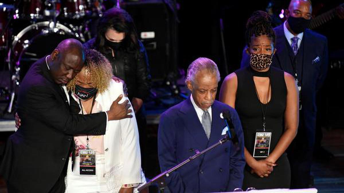 George Floyd remembered at memorial service - The Hindu