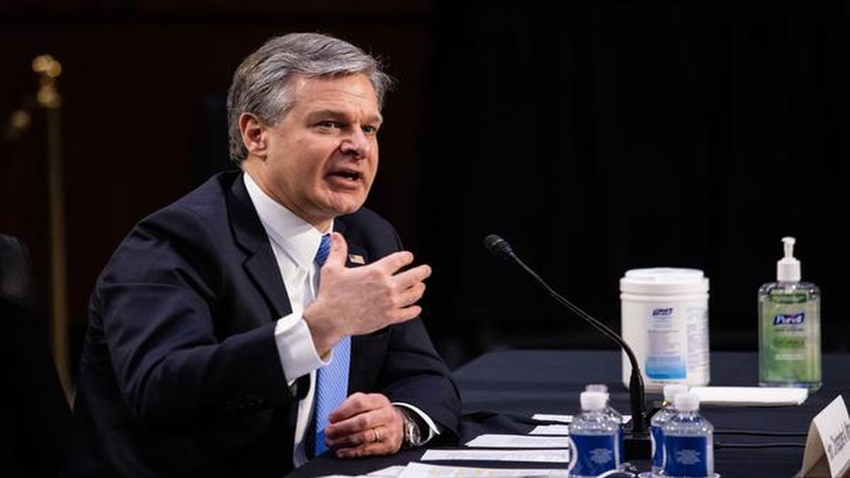 FBI chief warns violent 'domestic terrorism' growing in U.S. - The Hindu