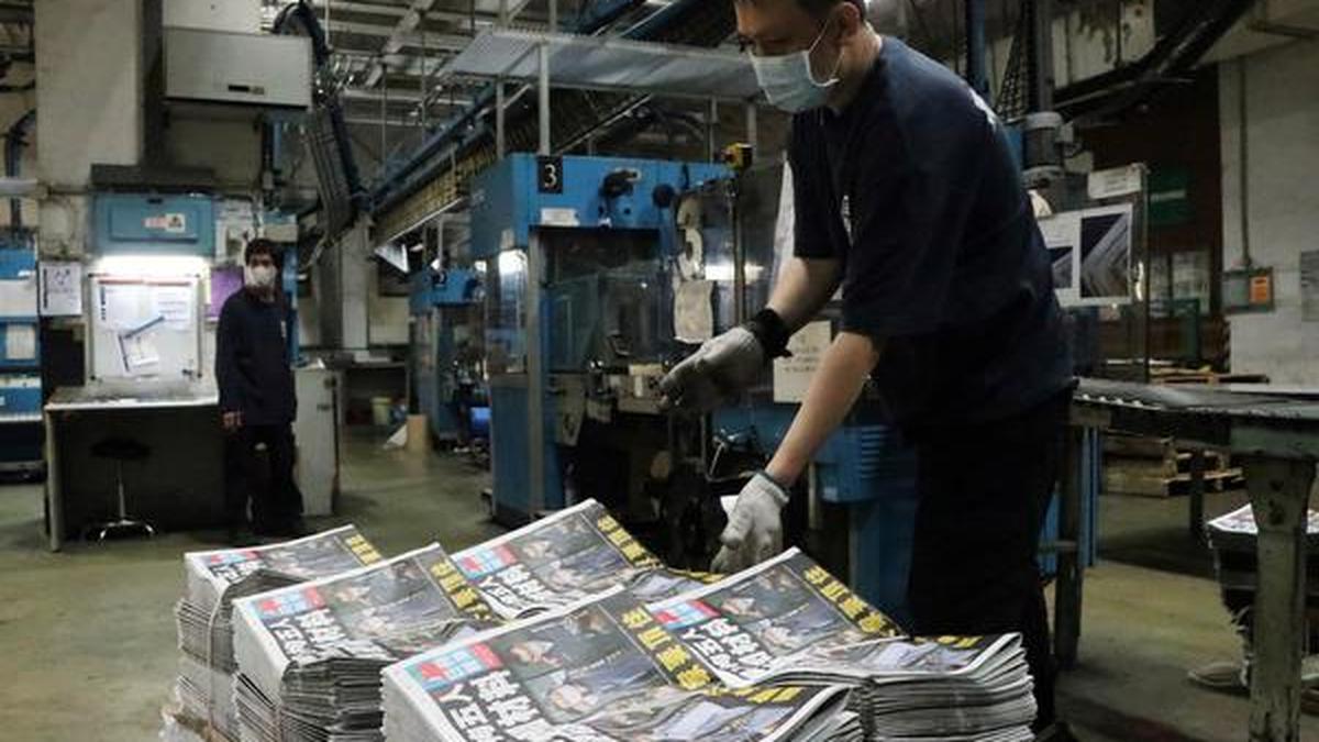 Hong Kong newspaper increases print run after arrests - The Hindu
