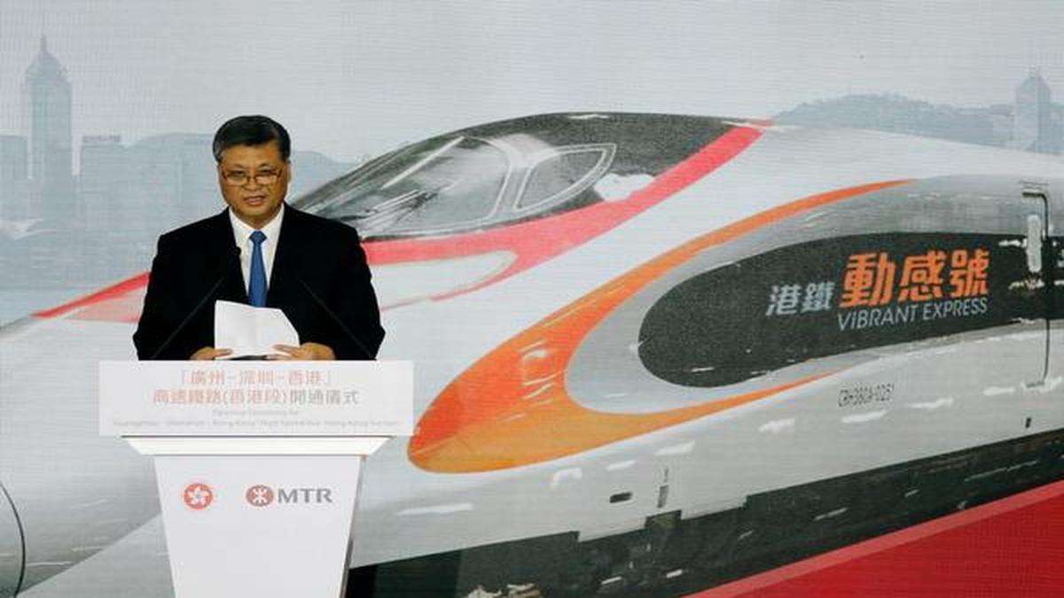 Hong Kong opens high-speed rail link with mainland China - The Hindu