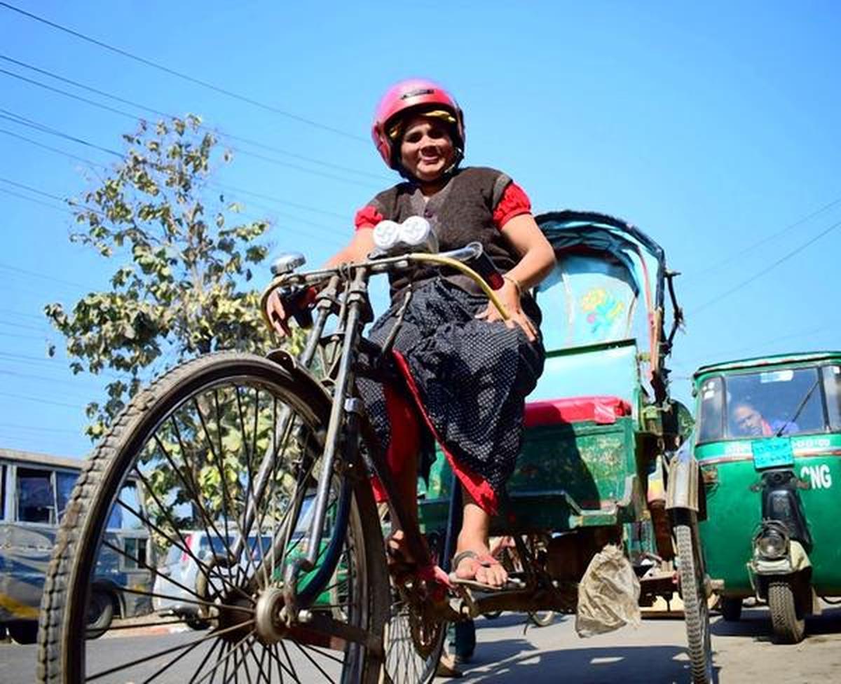 On the road with Bangladesh’s only female rickshaw puller - The Hindu