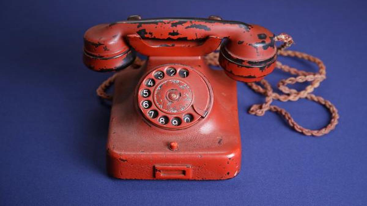 Hitler’s dreaded red telephone sold for $2,43,000 - The Hindu