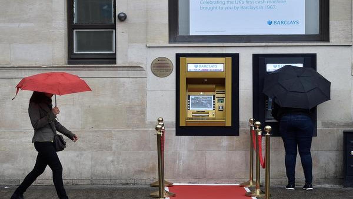 World's first ATM machine turns to gold on 50th birthday - The Hindu