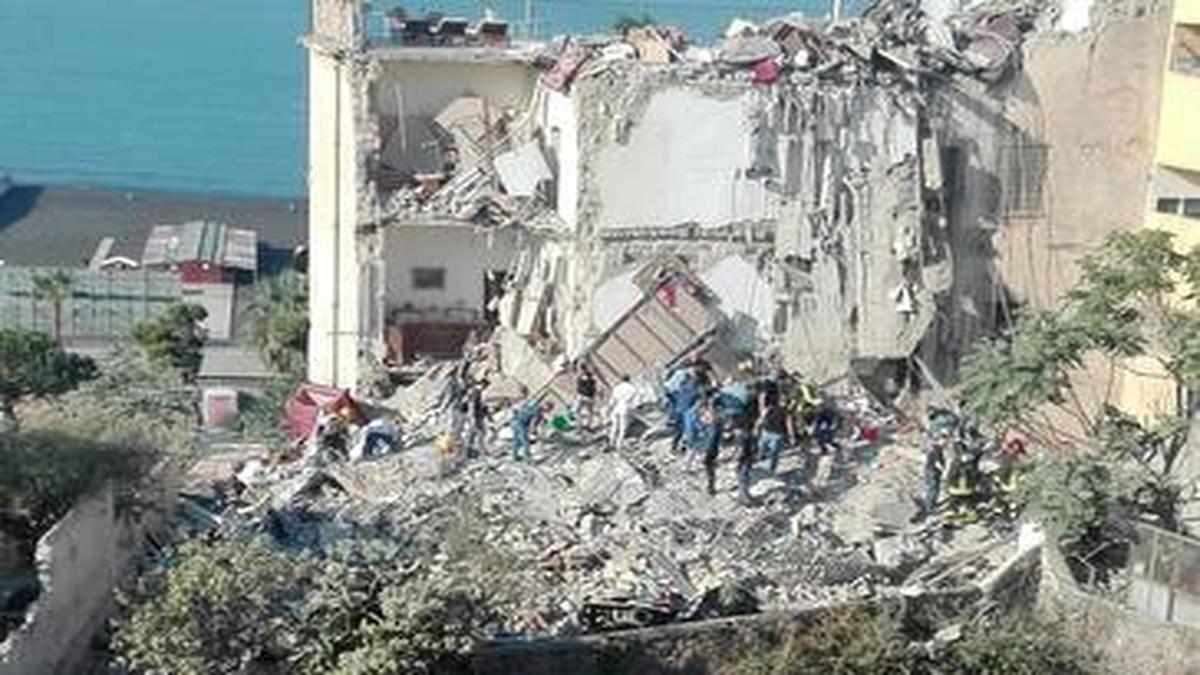 Apartment building collapses in Italy; some may be trapped - The Hindu