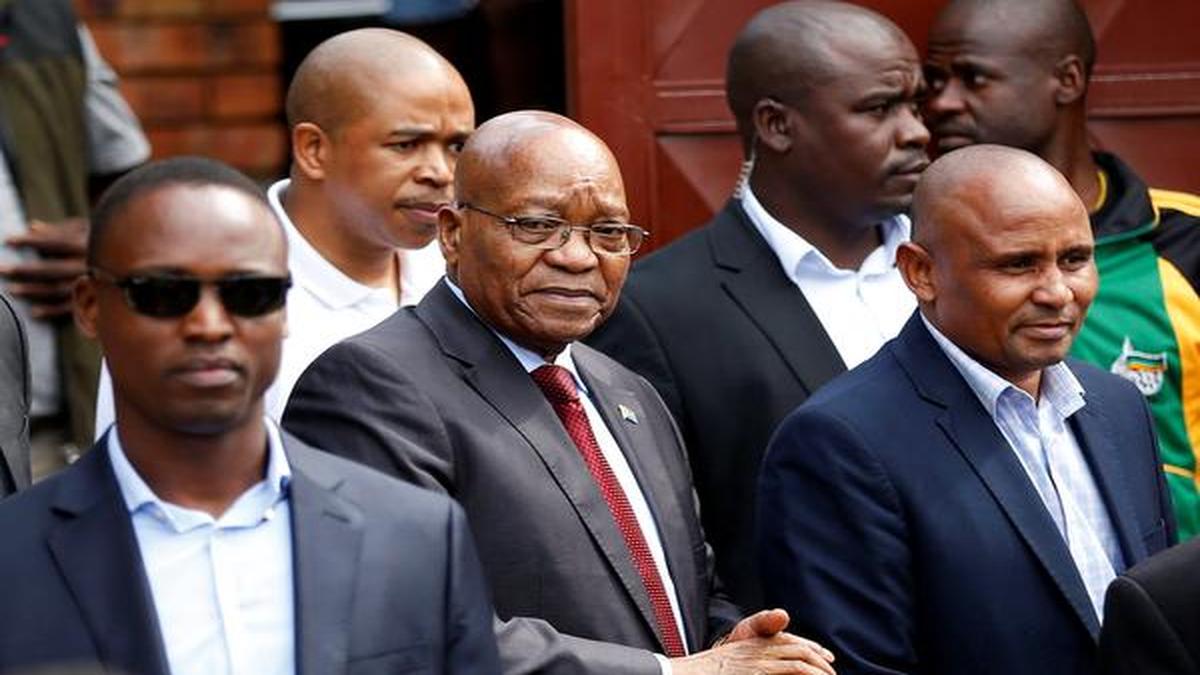 South Africa's Jacob Zuma appears in court on corruption charges - The ...