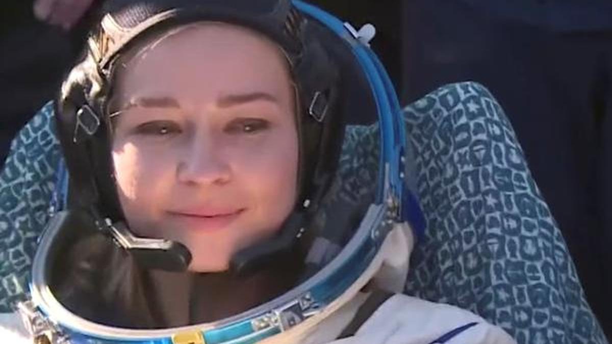 Russians return to Earth after filming first movie in space - The Hindu