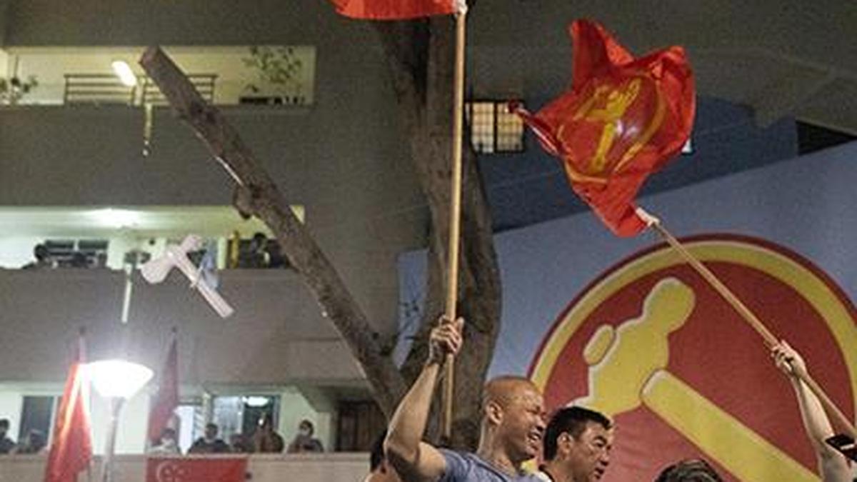 Singapore ruling party sees record setback - The Hindu