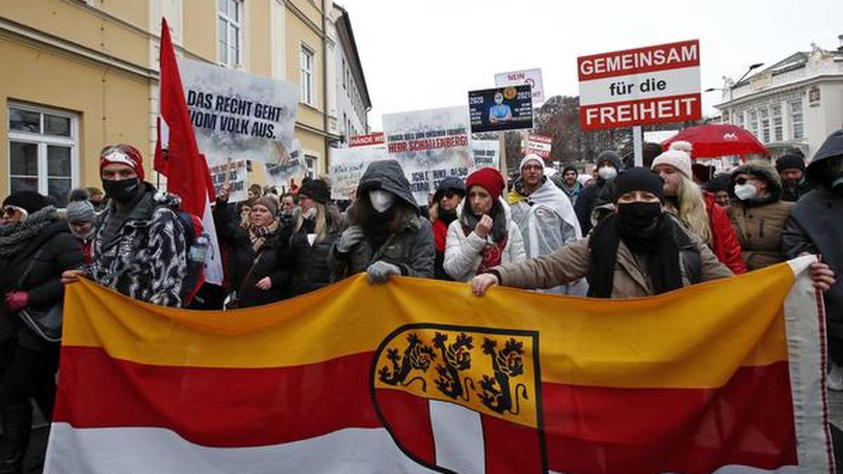 Protests in Austria over compulsory vaccination - The Hindu