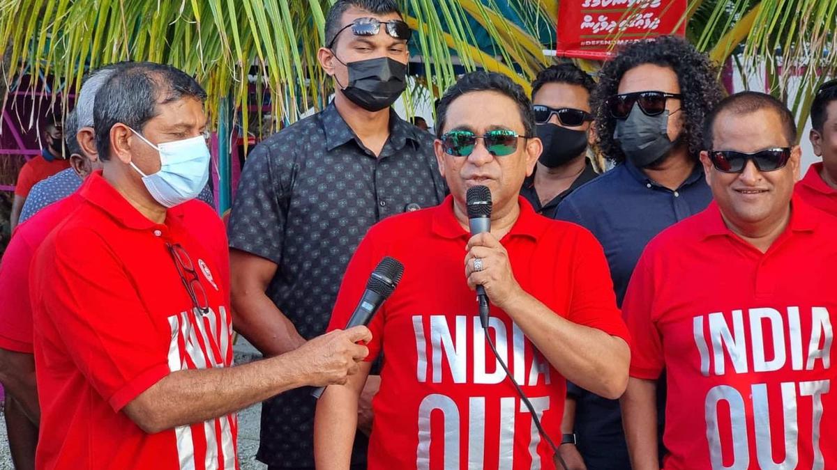 ‘India Out’ campaign in Maldives intensifies with Yameen’s backing ...