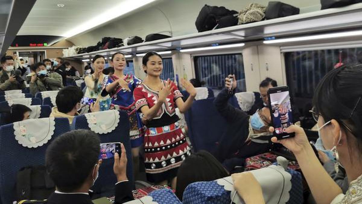 China launches its first cross-border BRI train with Laos - The Hindu