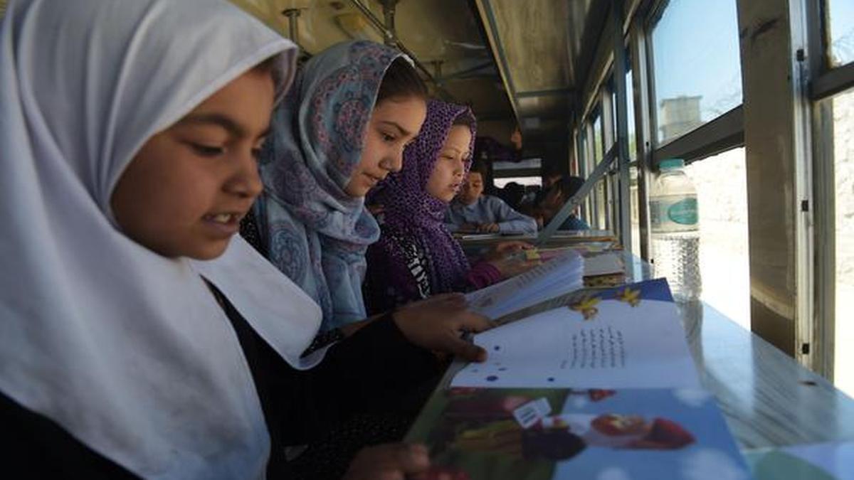 Kabul’s first library on wheels - The Hindu
