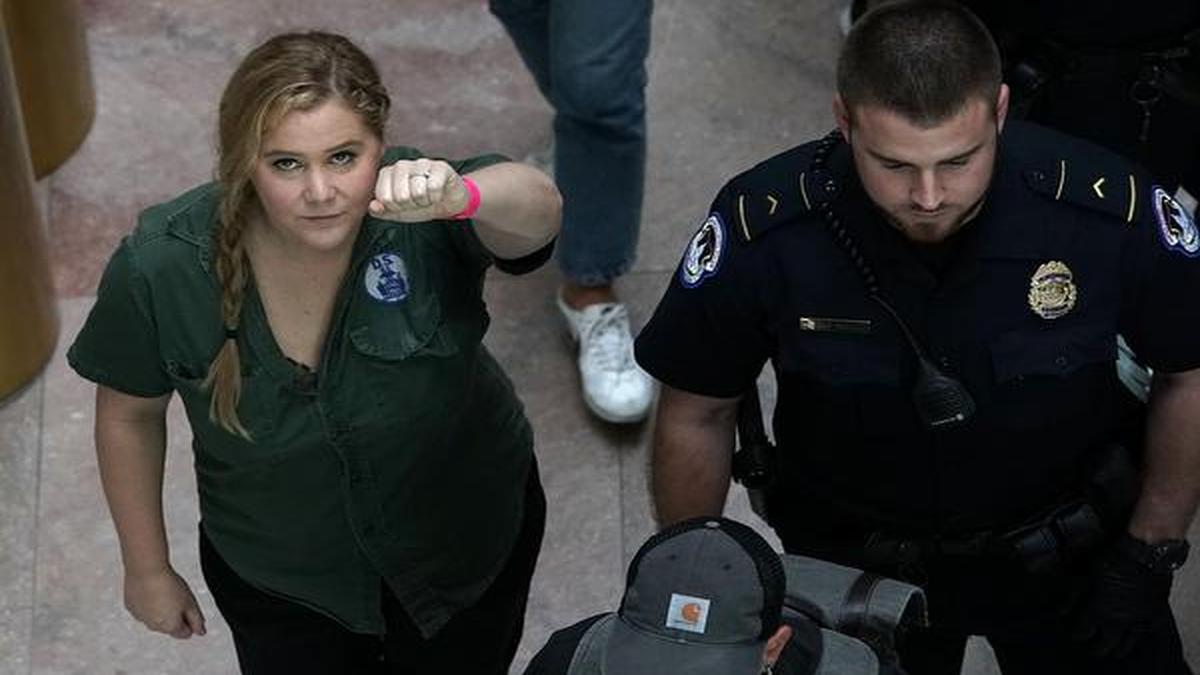 Amy Schumer, Emily Ratajkowski arrested in Kavanaugh protests - The Hindu