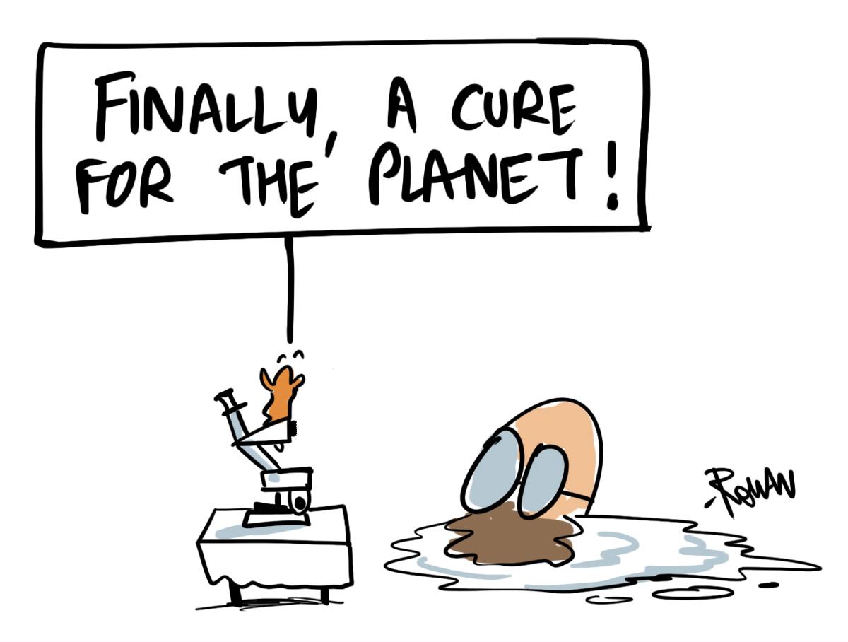Green Humour by Rohan Chakravarty on plastic decomposing marine fungus ...