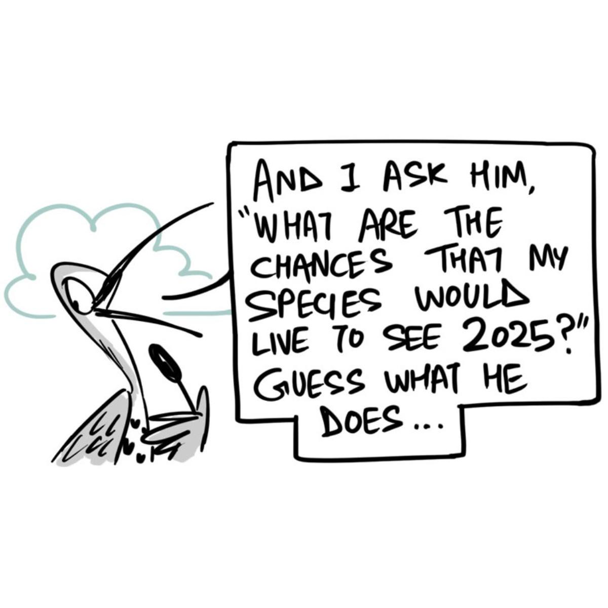 Green Humour by Rohan Chakravarty on the recently extinct slender ...