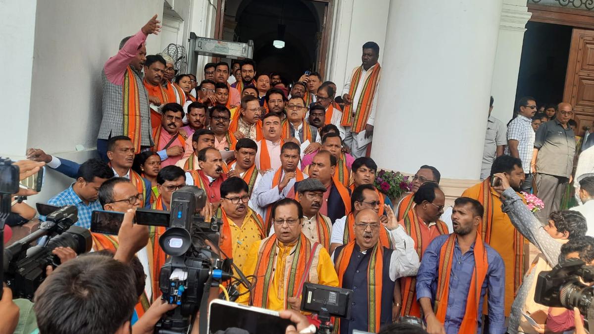BJP MLAs walk out during Bengal Governor’s maiden address to Assembly ...