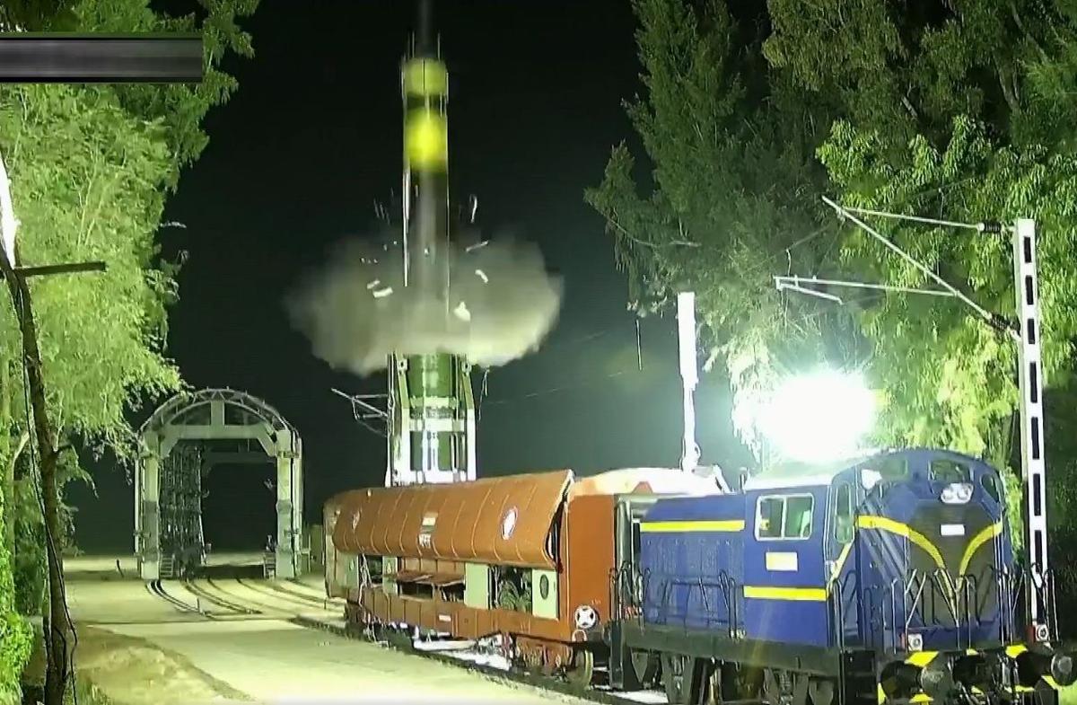Agni-Prime Missile successfully tested from rail-based mobile launcher ...