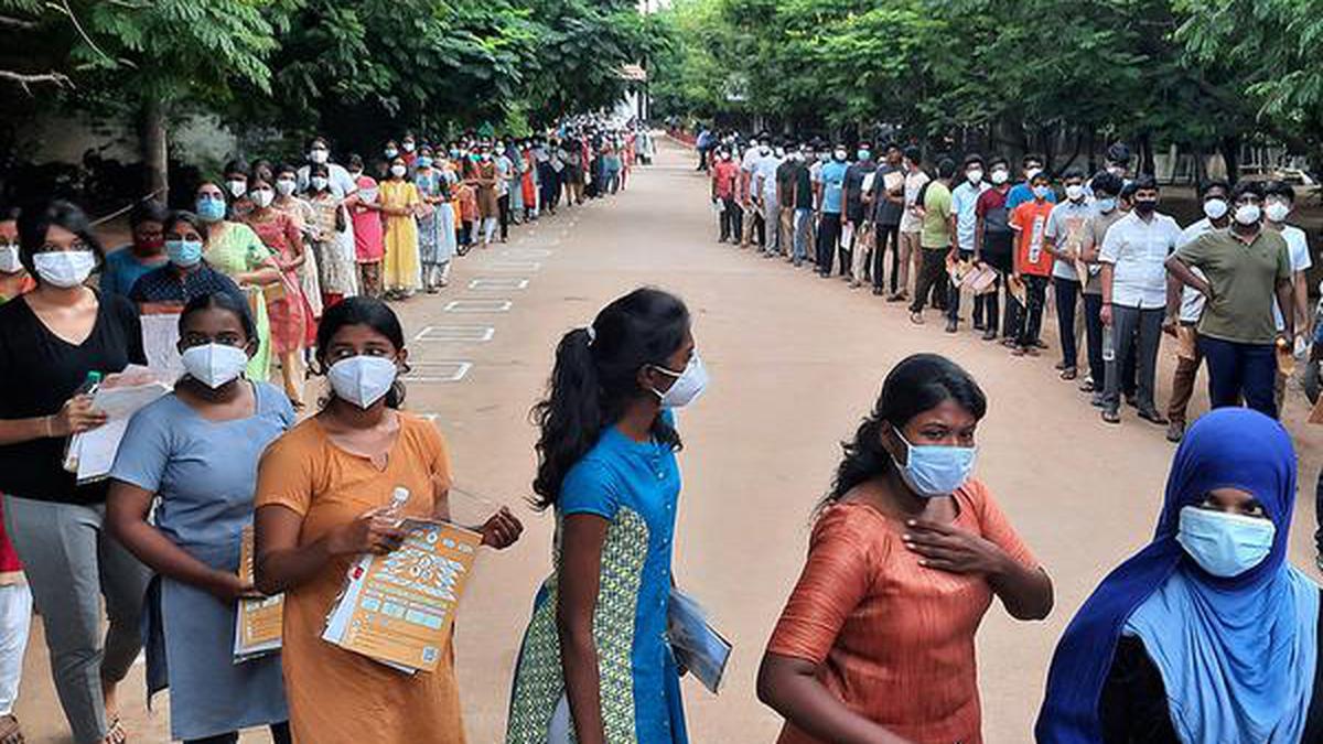 Nearly 16 lakh students write NEET - The Hindu