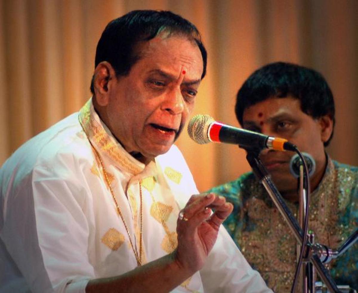 Balamuralikrishna, maestro of Carnatic music, passes away - The Hindu