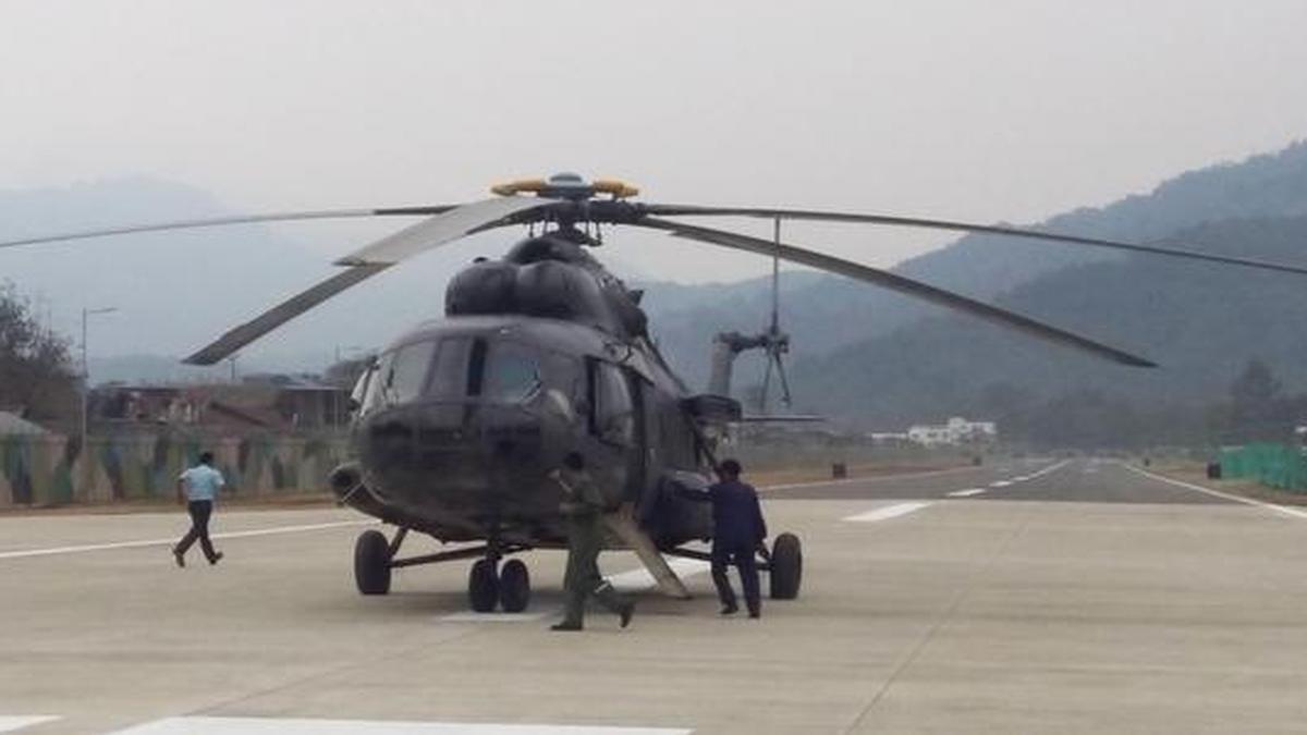 IAF Mi-17 helicopter makes forced landing in Sikkim - The Hindu