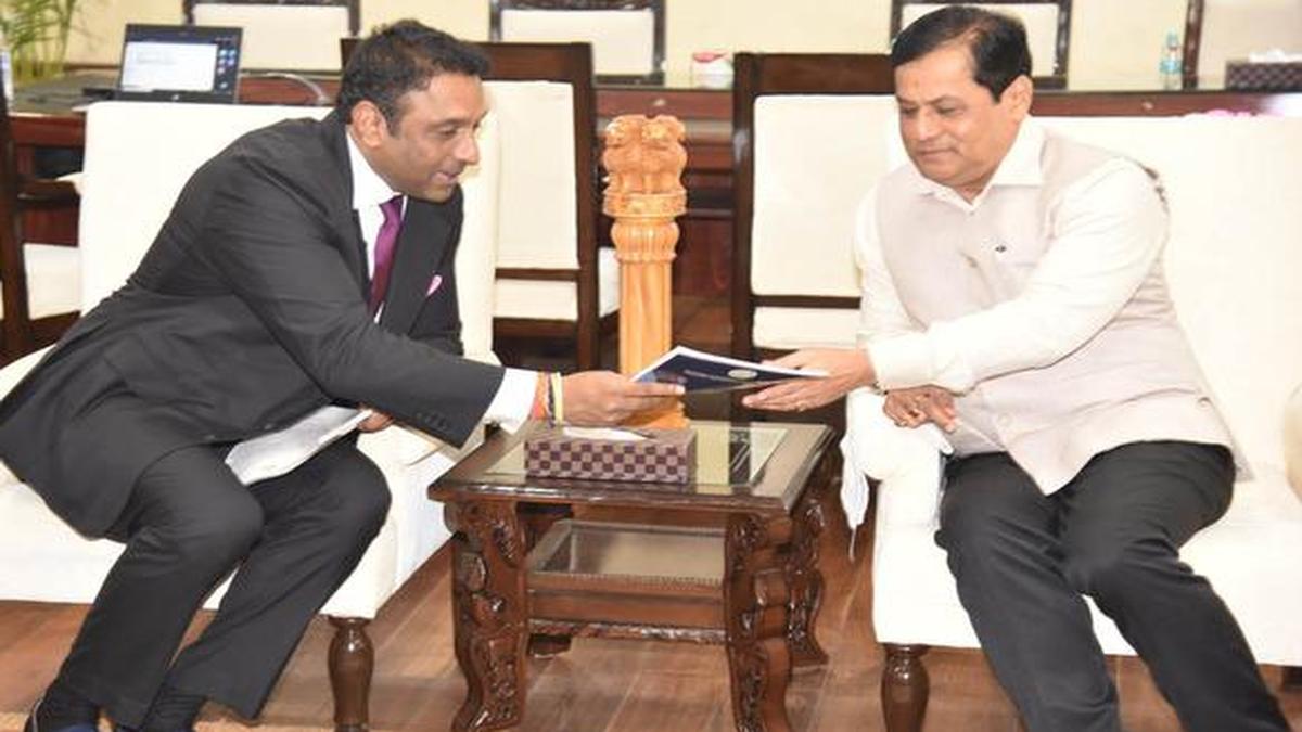 Gowtham Reddy meets Union ministers - The Hindu