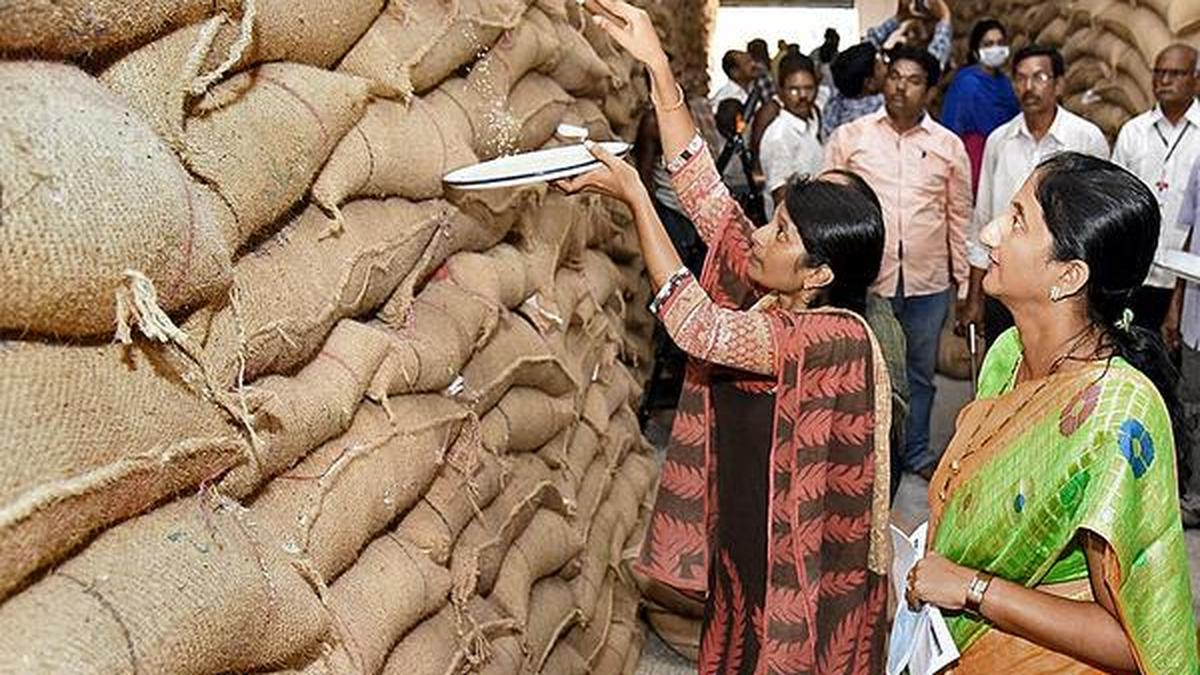 Rice in govt. godowns under lens - The Hindu