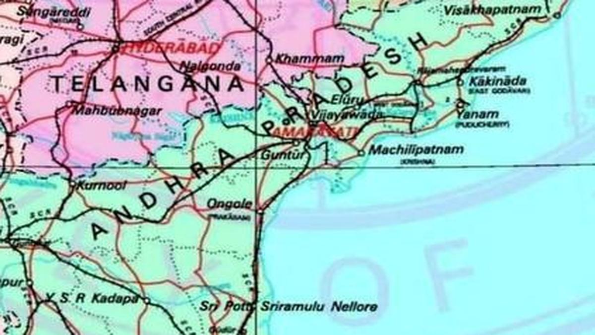Amaravati finally finds a place in political map of India - The Hindu