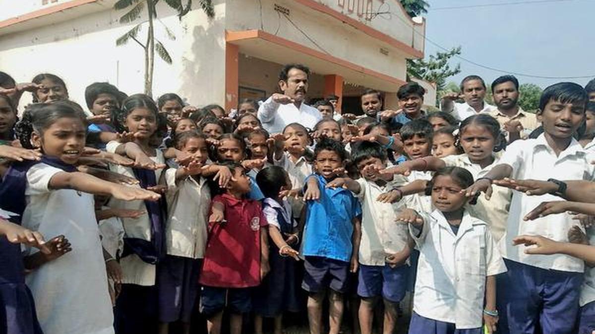 It’s back to ZP school at Bantumilli - The Hindu