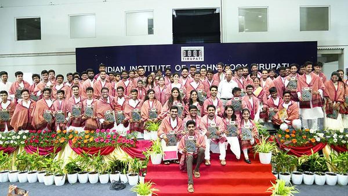 104 students graduate from IIT-T - The Hindu