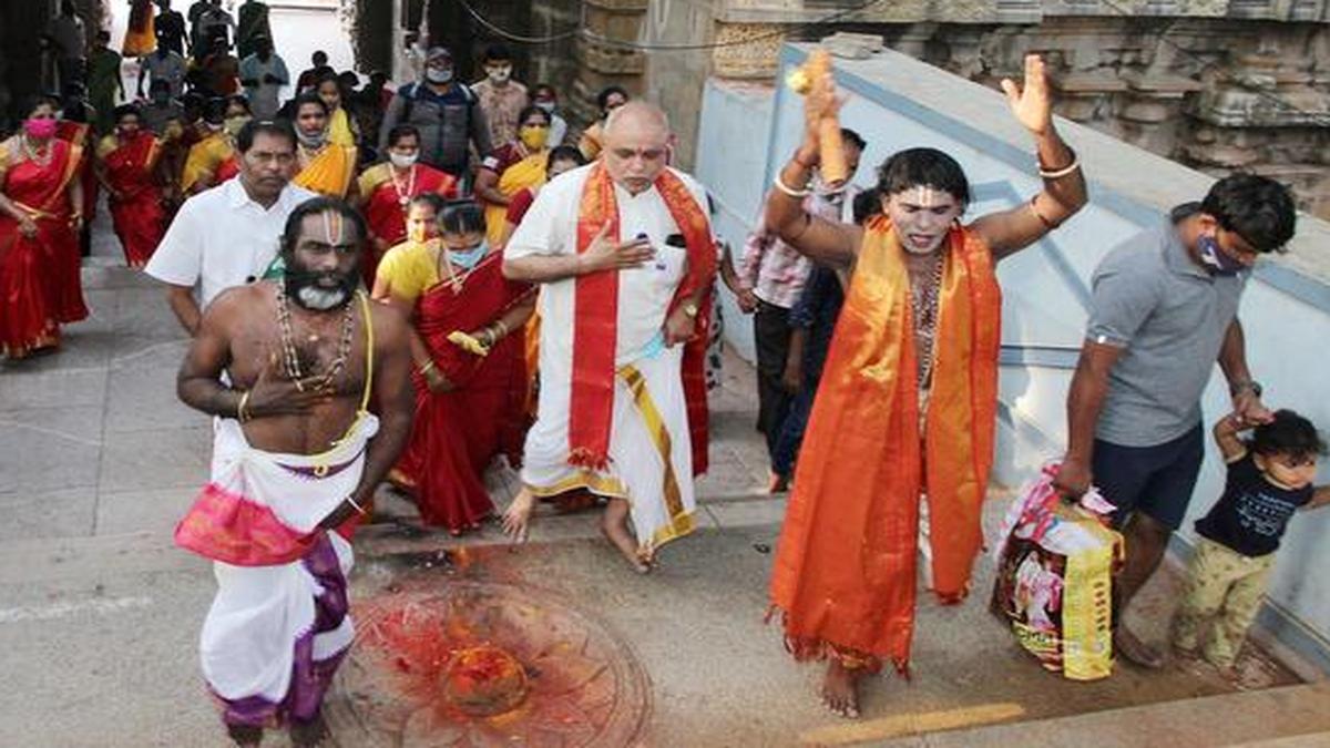 Rituals mark trek to Tirumala - The Hindu
