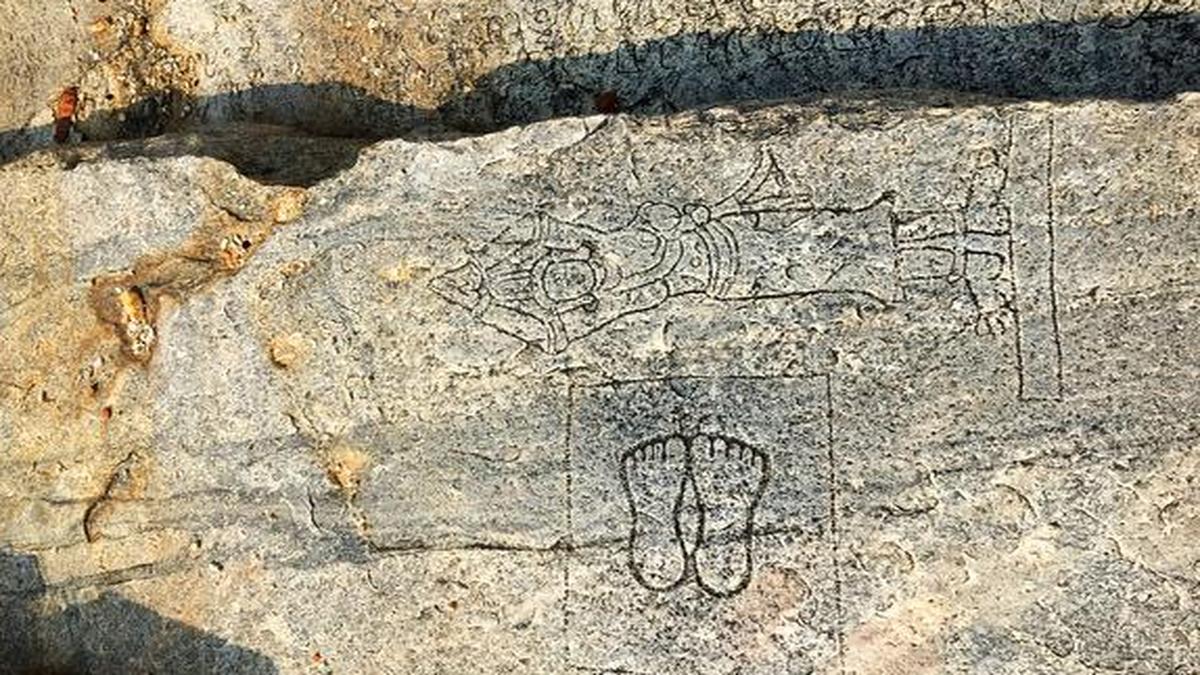 Ancient rock inscription faces oblivion - The Hindu