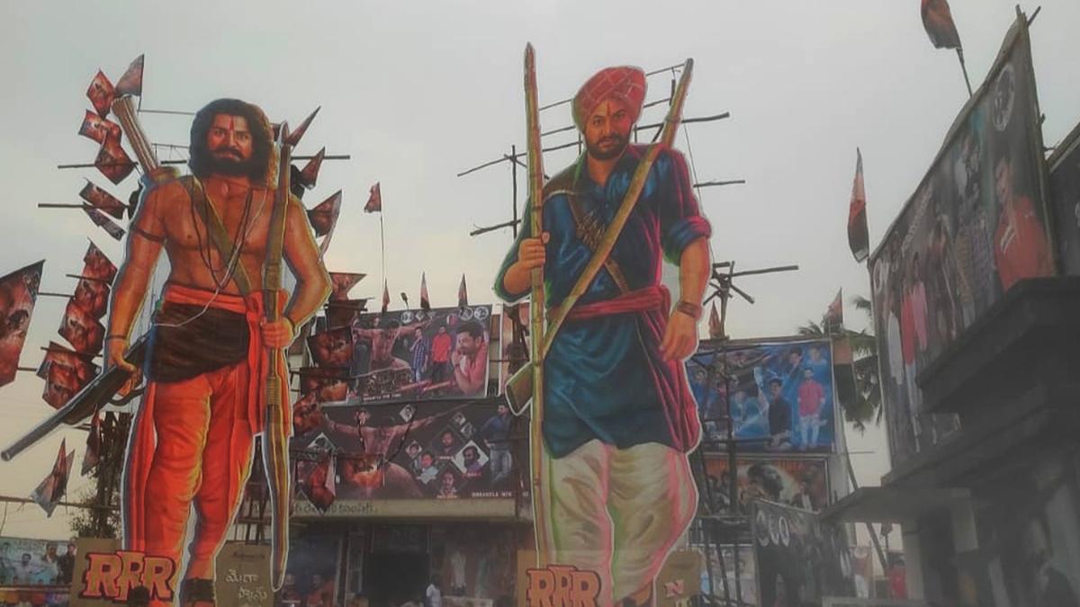 Jr. NTR, Ram Charan fans make massive arrangements for RRR movie ...