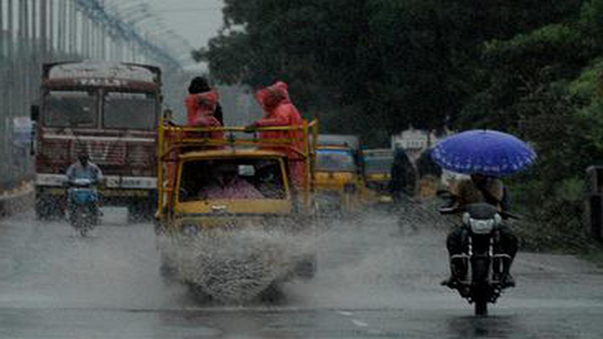 Heavy Rain Lashes Nellore The Hindu