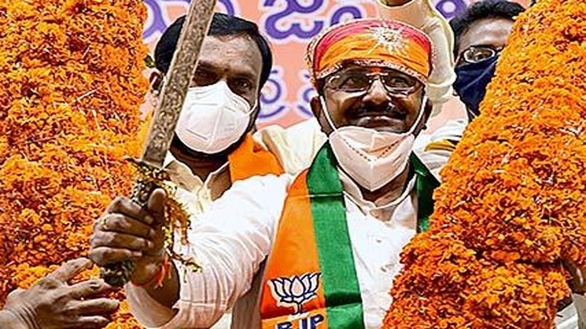 Somu Veerraju takes charge as BJP State president - The Hindu