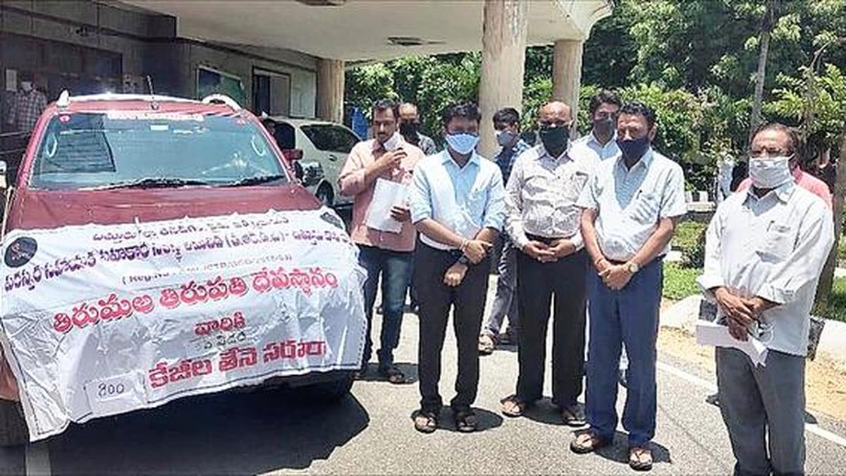 DWCRA-made honey for Lord Venkateswara - The Hindu