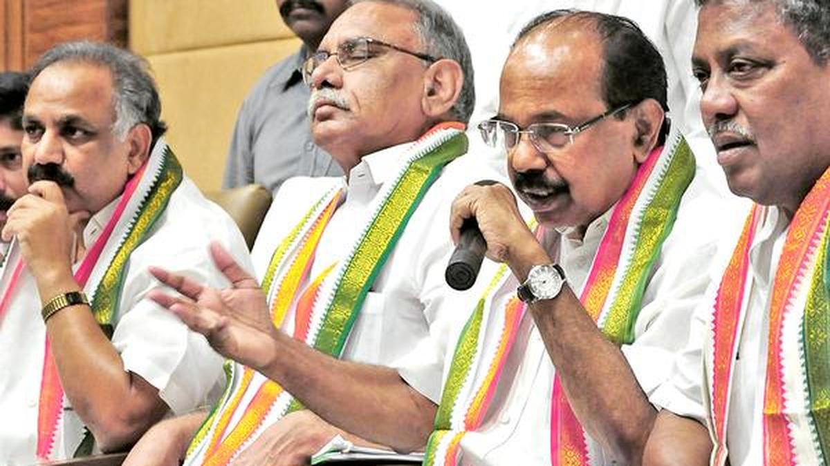 Congress will return to power: Veerappa Moily - The Hindu