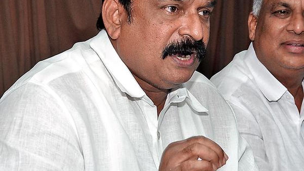 BJP MLA Vishnu raisesdoubts over SIT probe - The Hindu